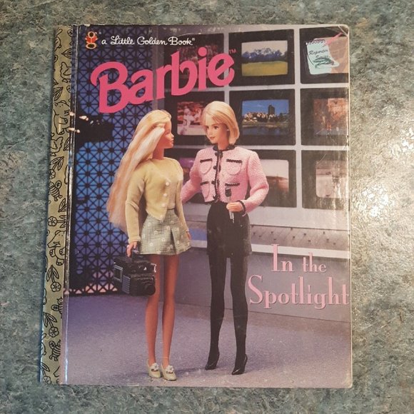 Little Golden Books | Other | A Little Golden Book Barbie In The ...